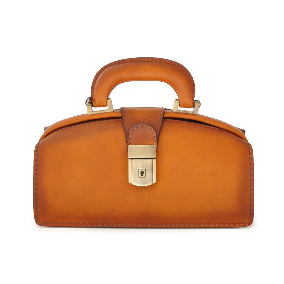 Pratesi Lady Brunelleschi Bruce Handbag in Real Leather - Bruce Cognac ...